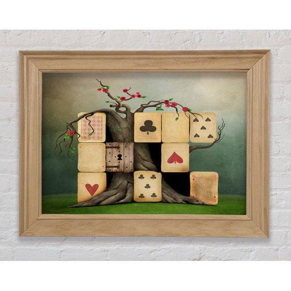 Bright Star Alice In Wonderland Dice Tree - Single Picture Frame Print ...