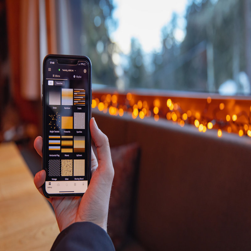 Twinkly Smart Decorations 400 LED Indoor/Outdoor Cluster Lights ...