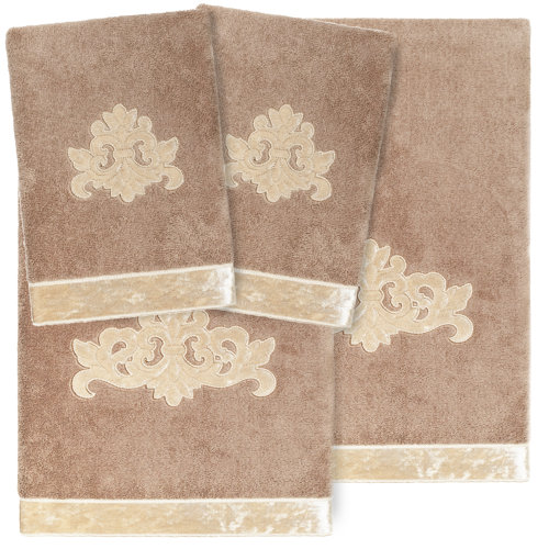 Linum Home Textiles 100% Turkish Cotton 4 Piece Towel Set | Wayfair