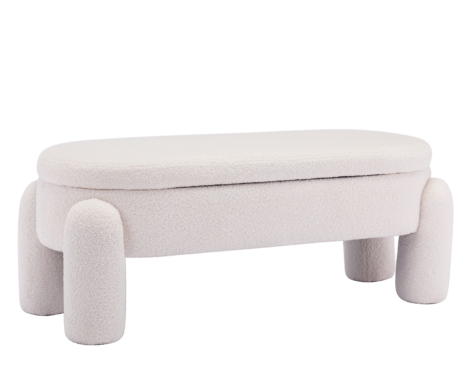 Union Rustic Joevanni Polyester Upholstered Storage Bench & Reviews ...