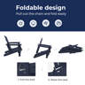 Rosecliff Heights Wolak Plastic/Resin Folding Lightweight Adirondack ...