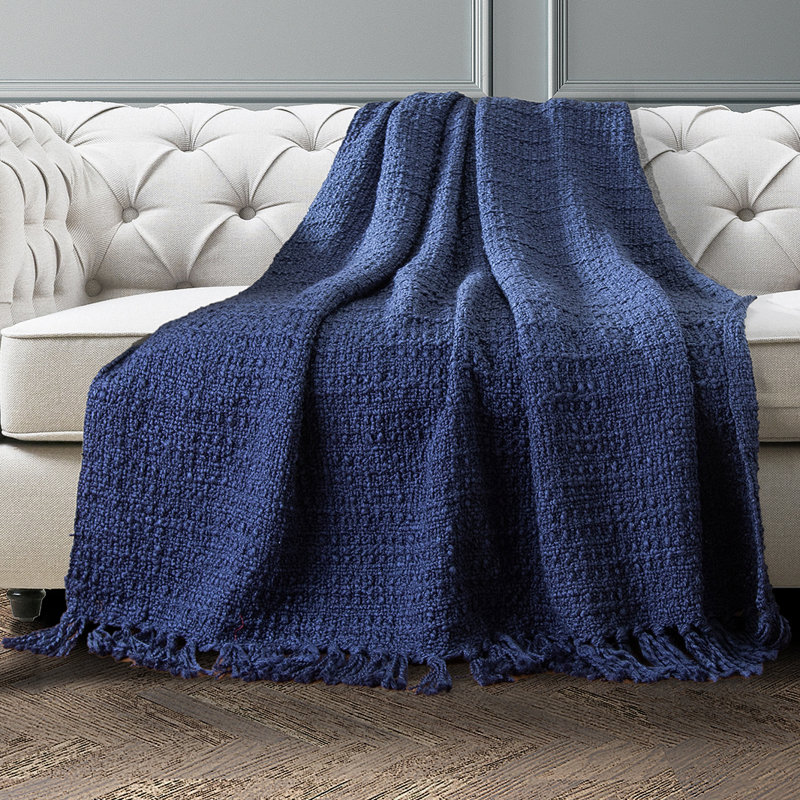 14 Karat Home Inc. Finn Knitted Throw & Reviews | Wayfair