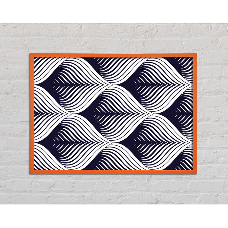 Ivy Bronx Staggered Leaf Shapes - Single Picture Frame Art Prints ...