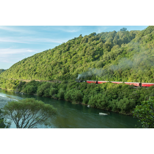Millwood Pines Manawatu Gorge Steam Train by Gordon - Wrapped Canvas ...