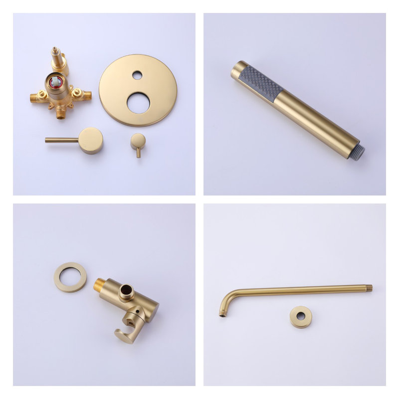 Selected Shower System, Wall Mounted Shower Faucet with Rough-in Valve ...