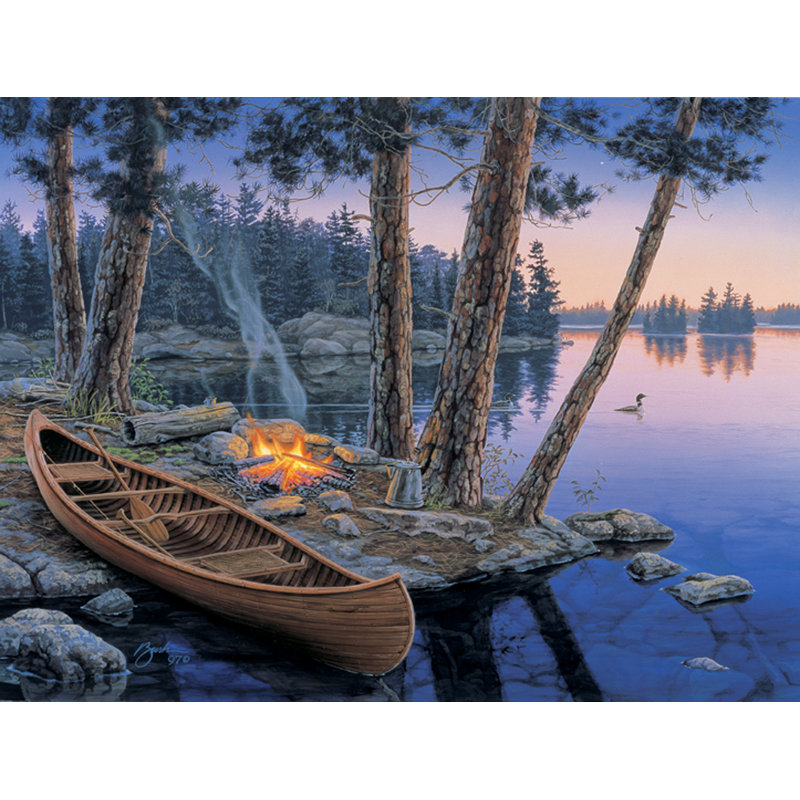 The Finishing Touch 'Summer's Song' by Darrell Bush Painting Print ...