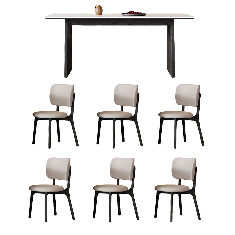 ACMISH High appearance level dining table and chair set | Wayfair