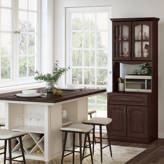 One Allium Way® Azizi Solid Wood Kitchen Island Set & Reviews | Wayfair