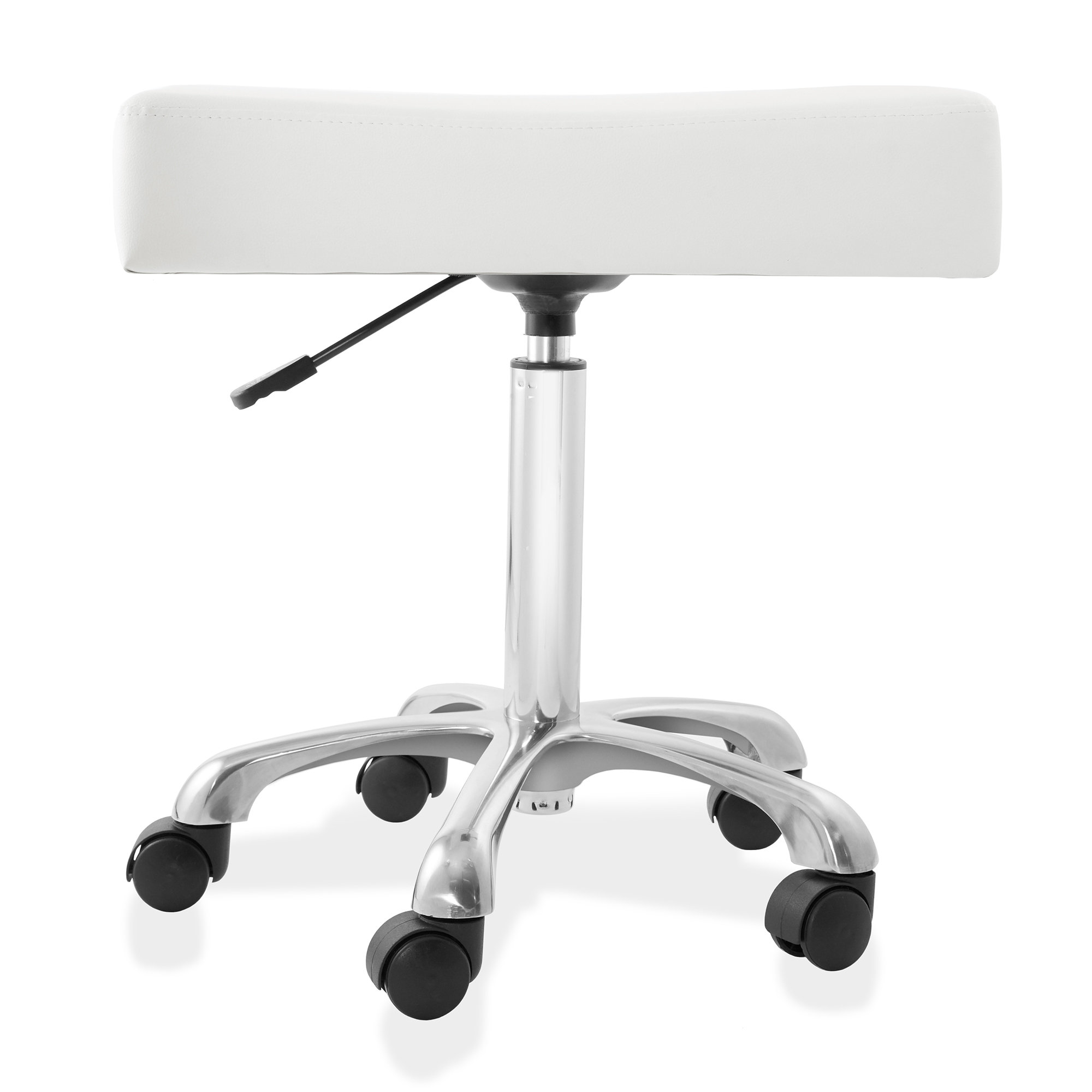 Saloniture Height Adjustable Rolling Stool | Wayfair
