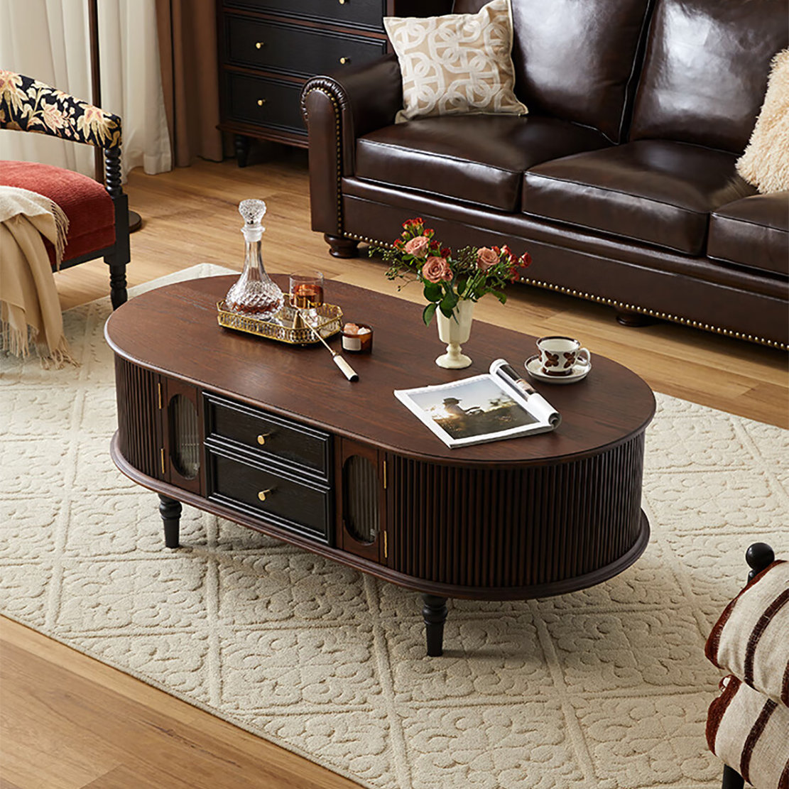 old fashioned coffee table