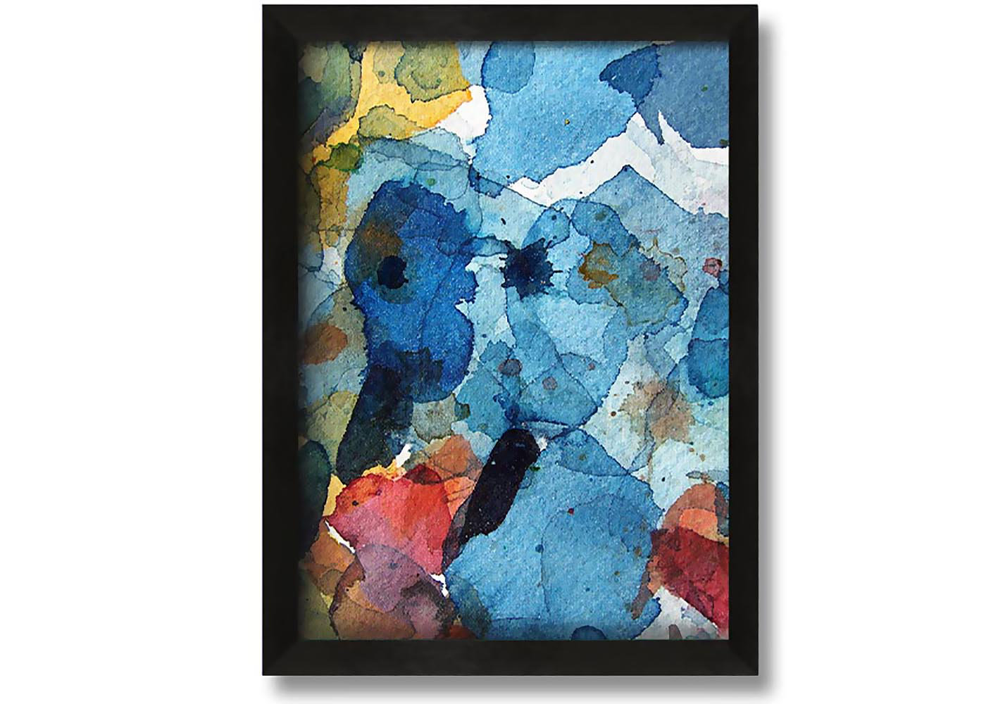 Metro Lane Snow over the Winter - Picture Frame Painting on Canvas ...