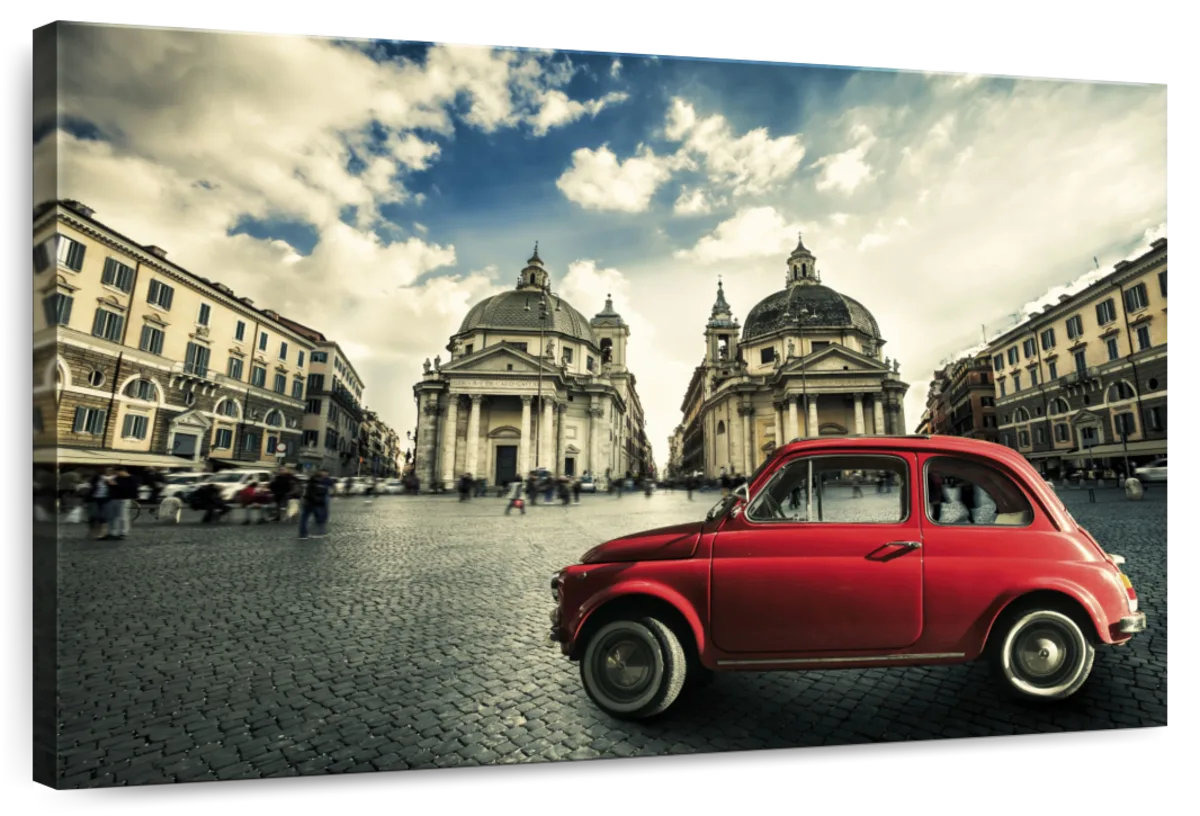 Elephant Stock Piazza Del Popolo Red Car - Wayfair Canada