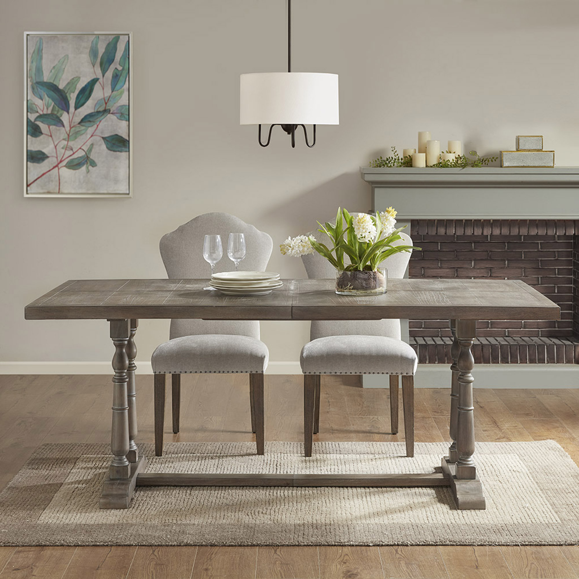 Alcott Hill® Callasandra Solid Wood Base Dining Table | Wayfair