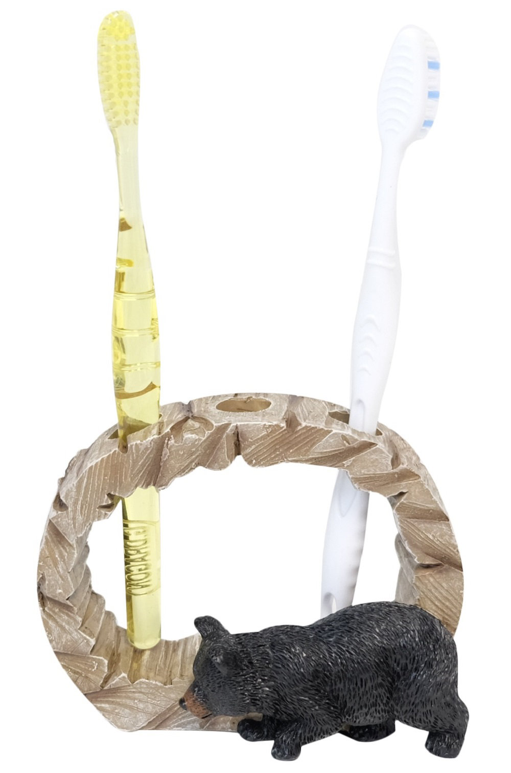 Millwood Pines Klarissa Polyresin Whimsical Black Bear 3-Slot ...