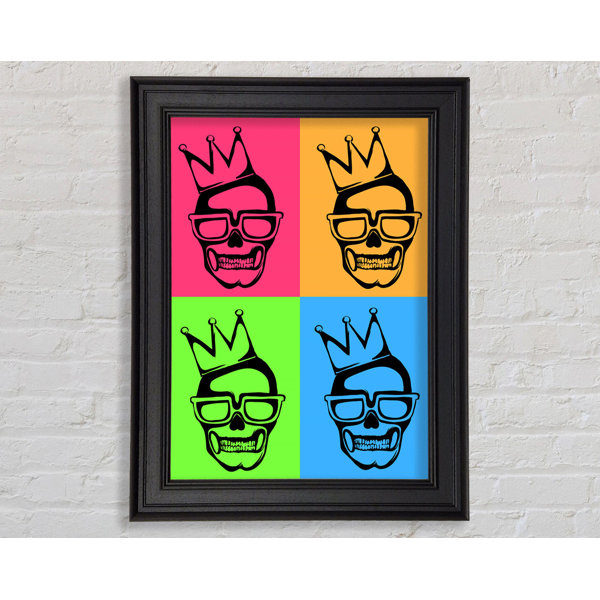 Happy Larry Prince Skull Lord Framed Print | Wayfair.co.uk