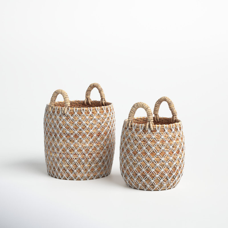 Joss & Main Banana Leaf Handmade String Detail Decorative and ...