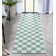 Well Woven Apollo Geometric Machine Woven Polyester Area Rug in Green ...