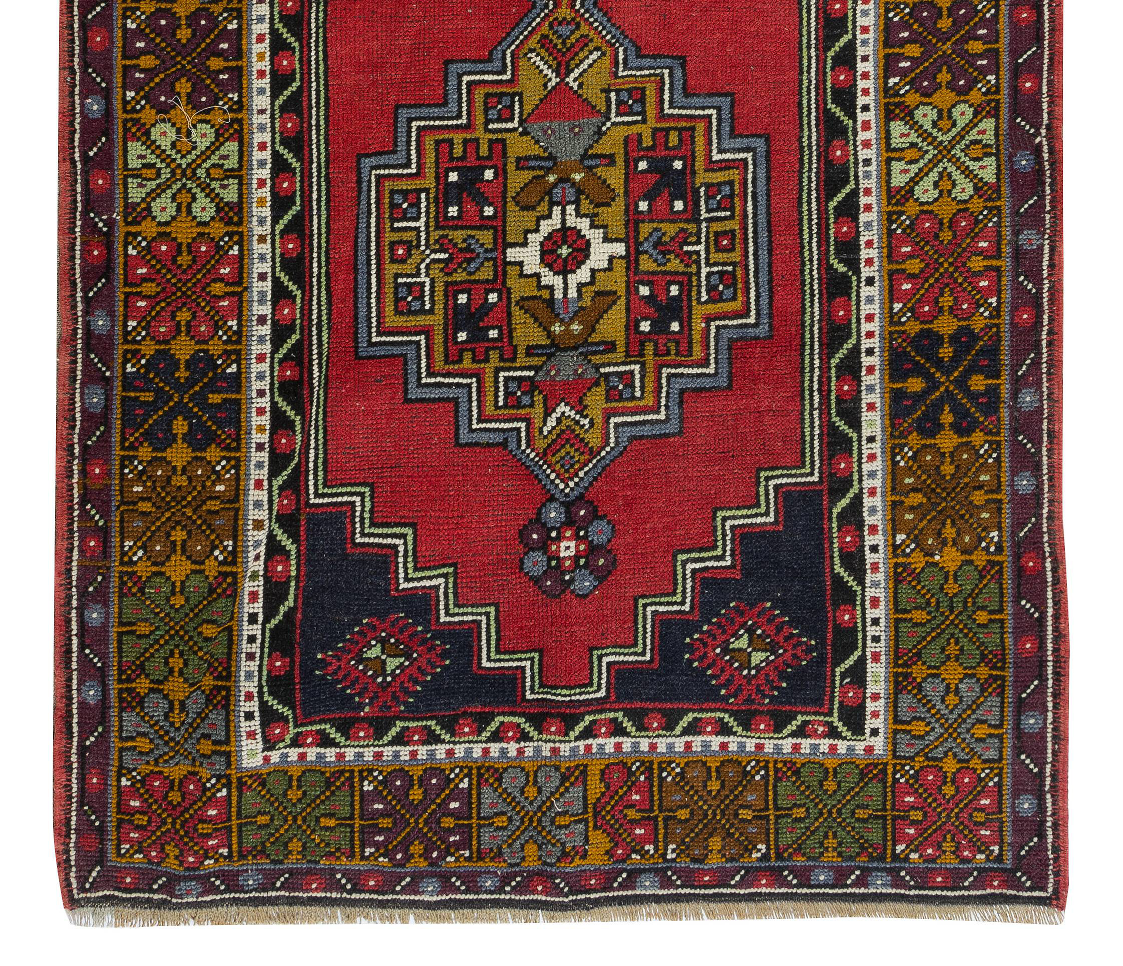 Bungalow Rose One-of-a-Kind MidCentury Turkish Village Rug, Handmade ...
