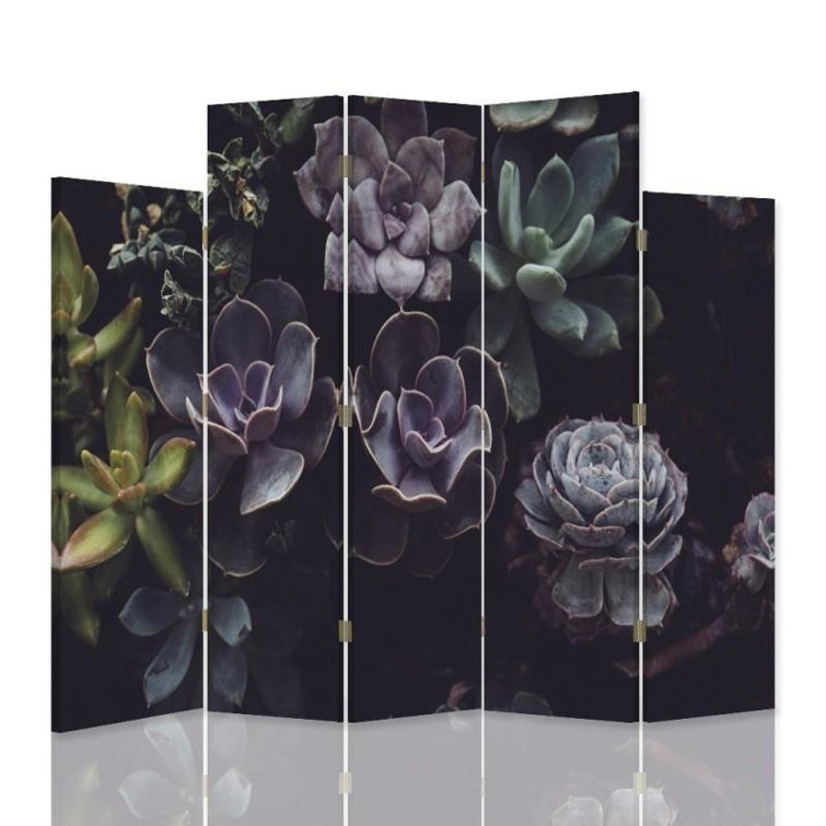 17 Stories Adolfson 180cm W x 170cm H 5 - Panel Folding Room Divider ...