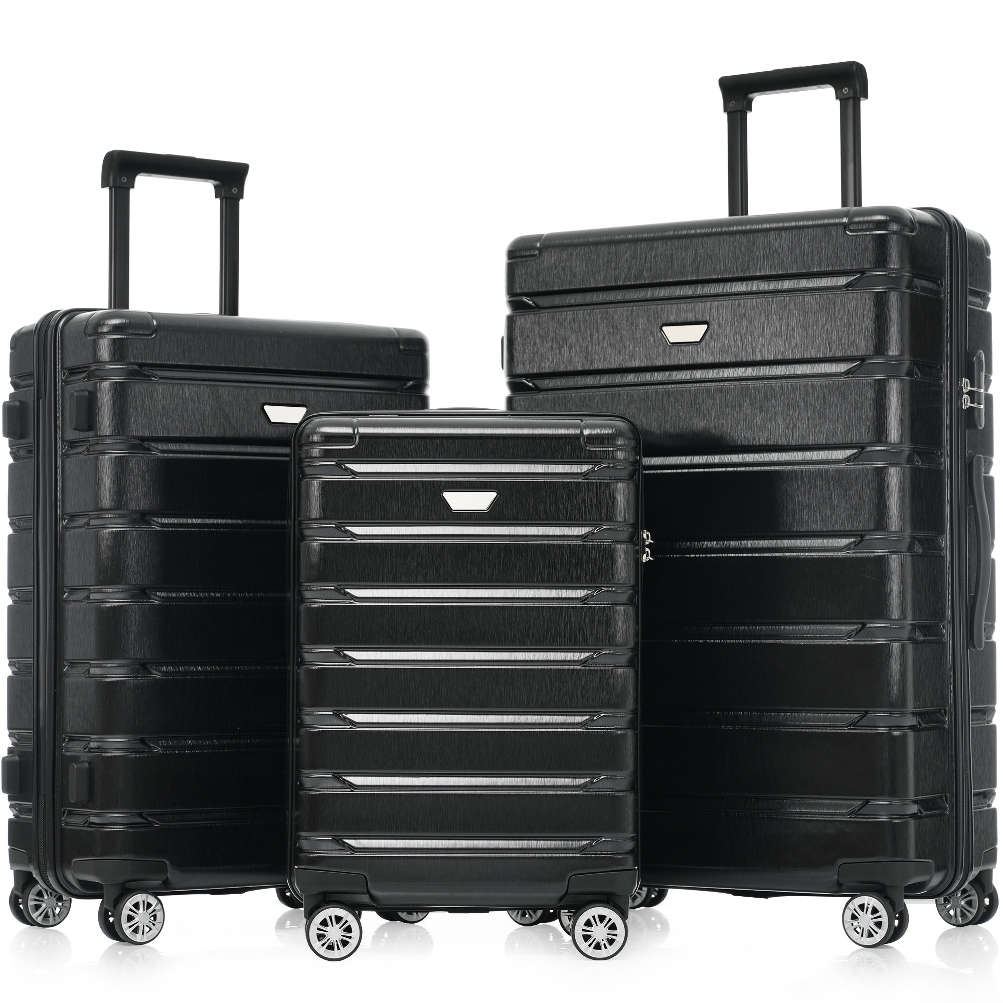 Marooma Durable Hardshell Luggage Set – 3 Piece Travel Suitcase With ...