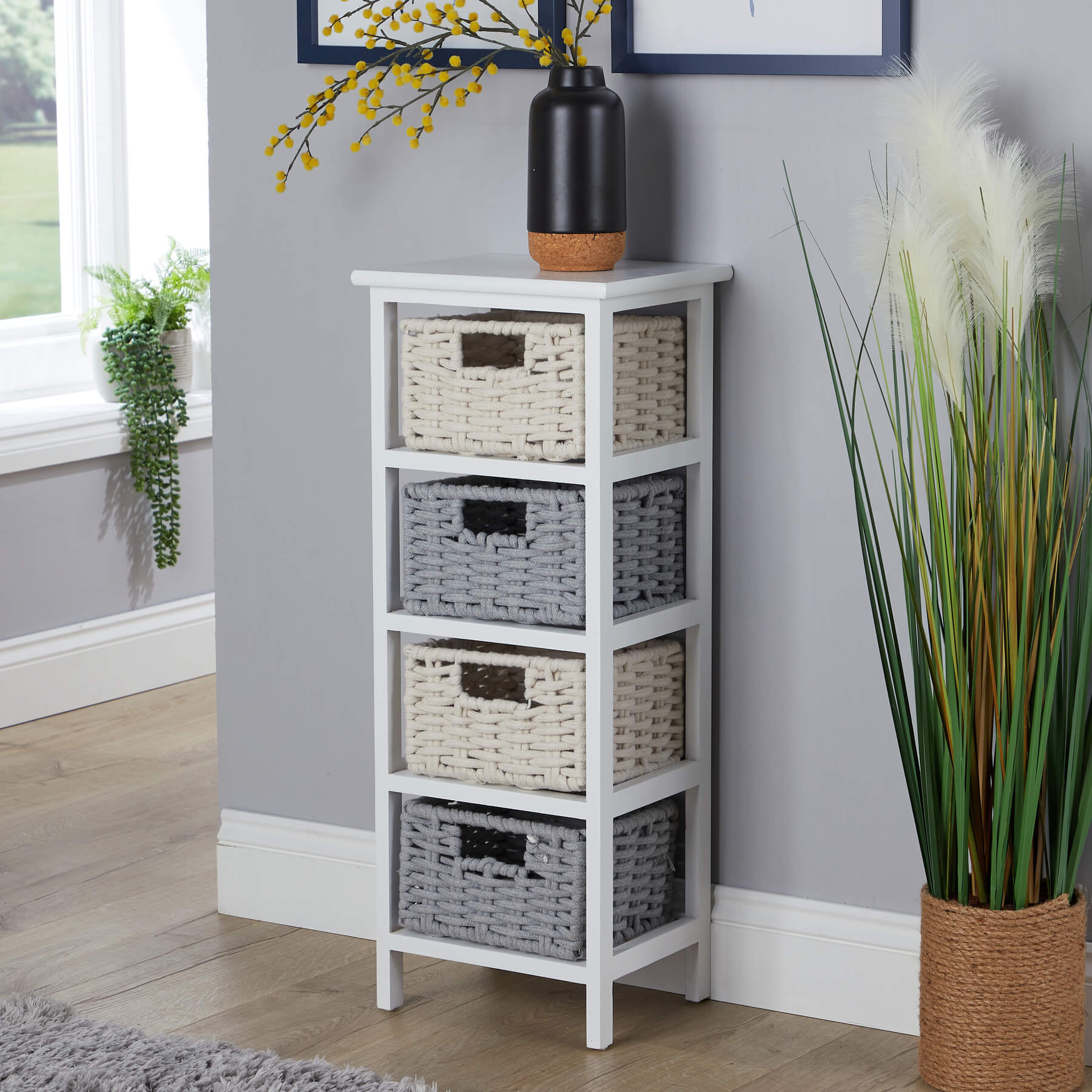 Beachcrest Home Chocheles Fully Assembled 4 Drawer Chest Storage Unit ...