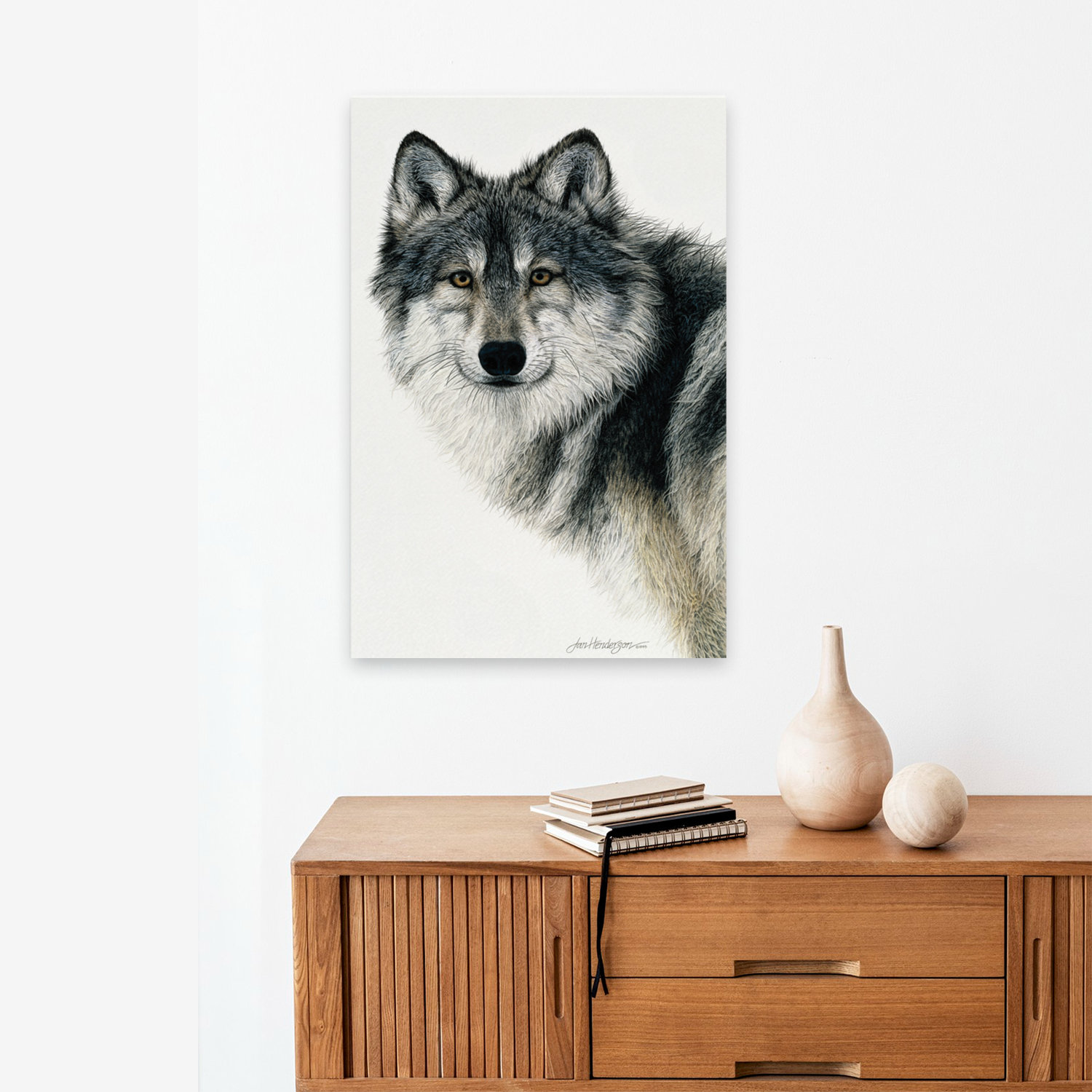 Union Rustic Silent Watch - Animals Nature And Wildlife Wolves Art ...