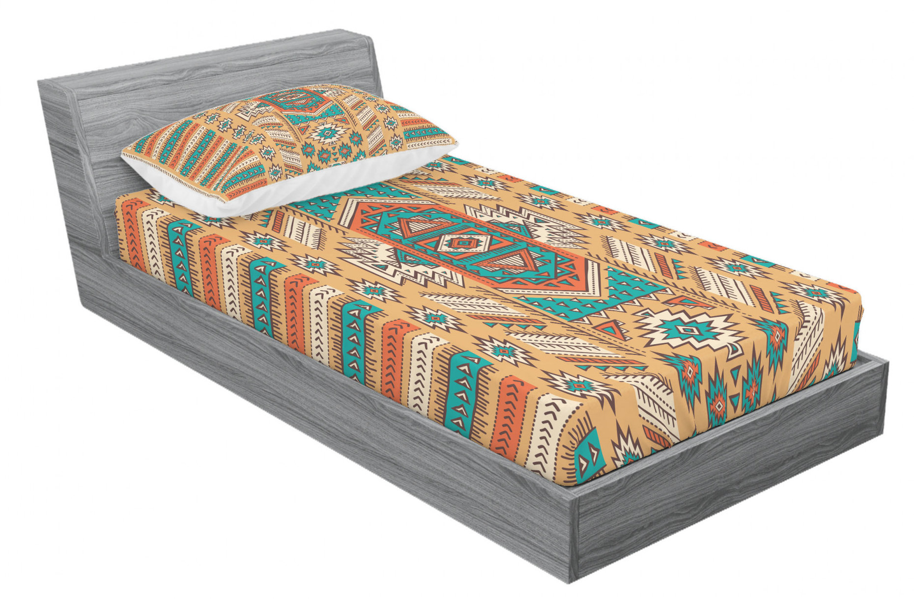 Ambesonne Secret Geometric Sheet Set | Wayfair