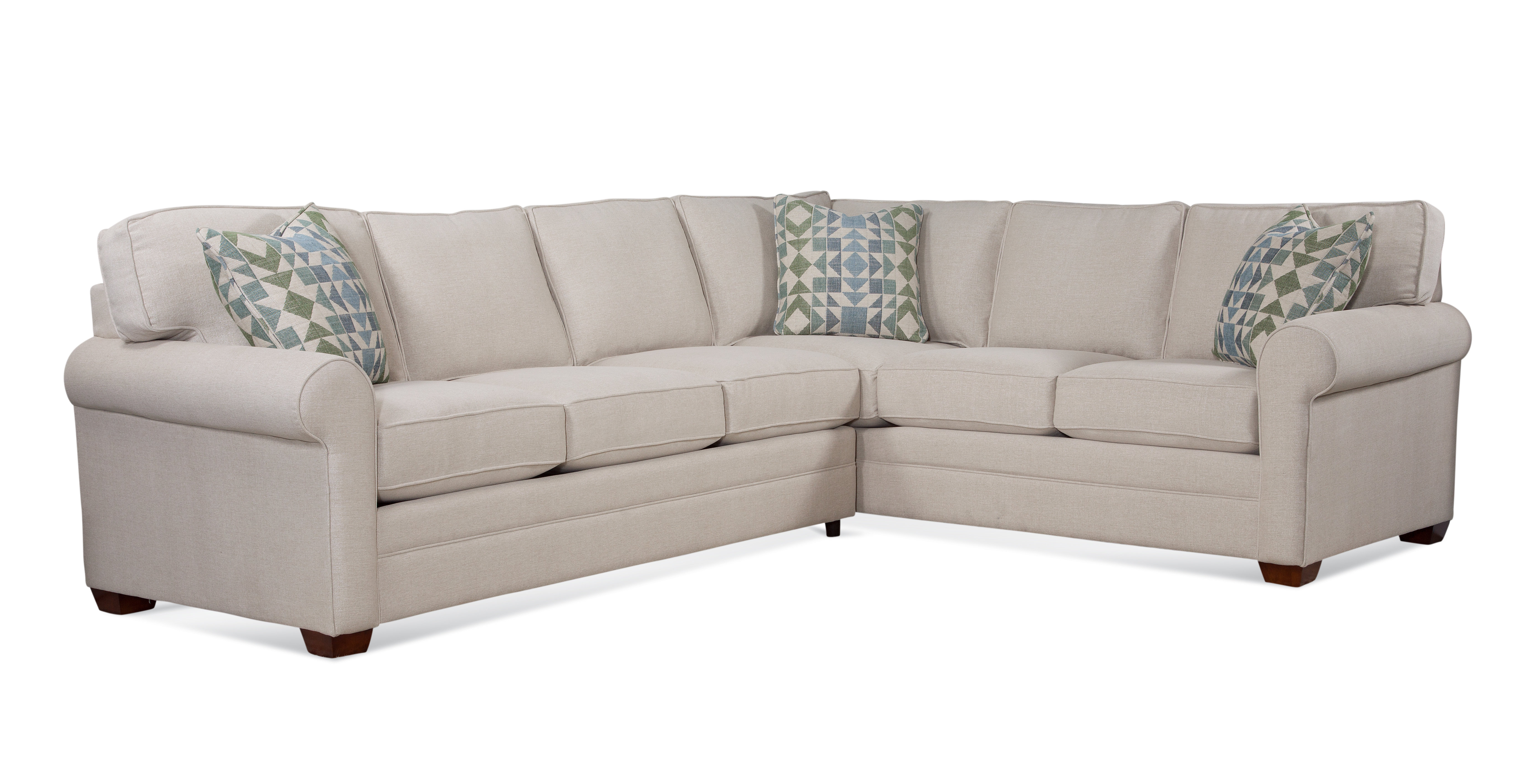 Braxton Culler Bedford Two-Piece Corner Sectional With Sleeper | Wayfair