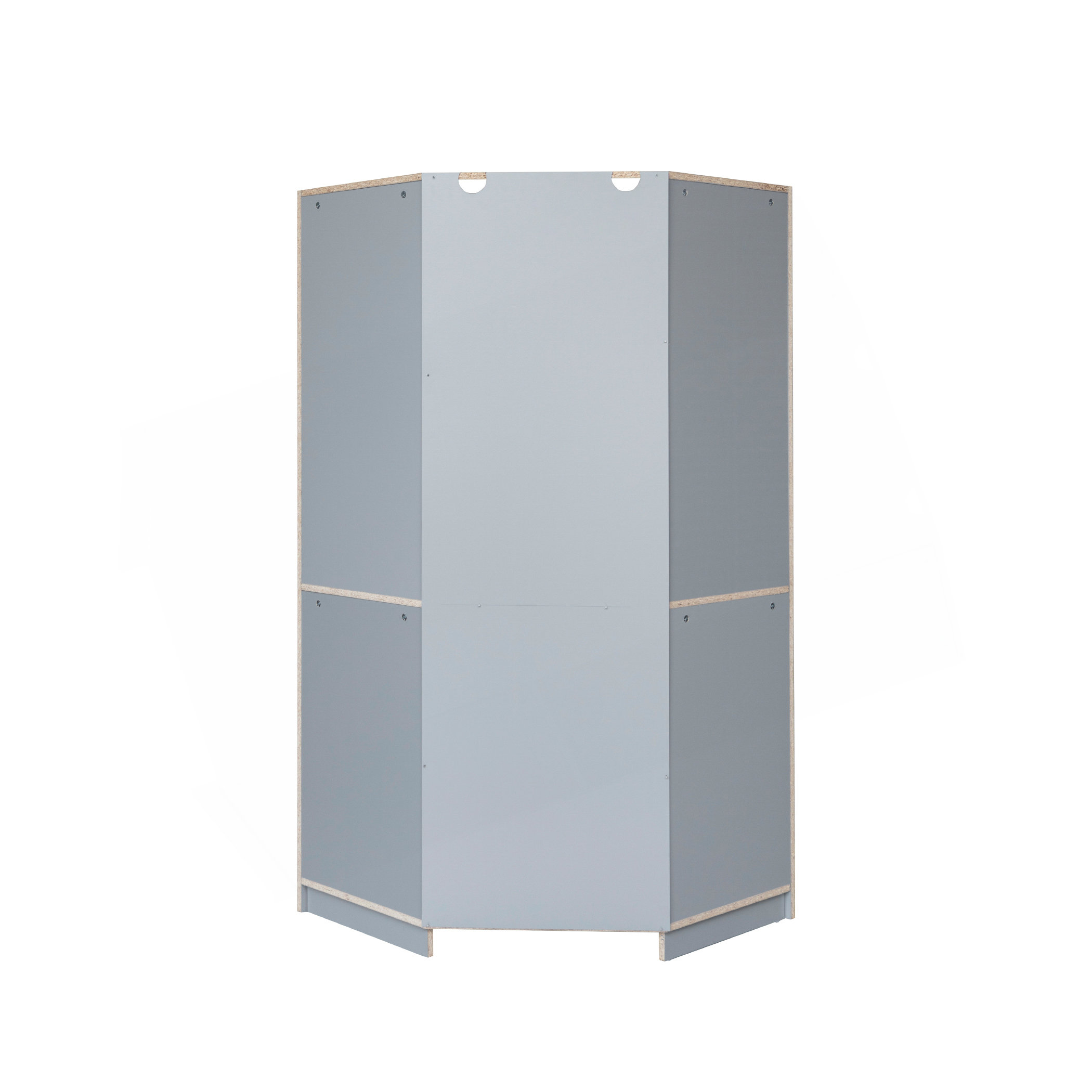 Ebern Designs Polygon Corner Wardrobe, | Wayfair