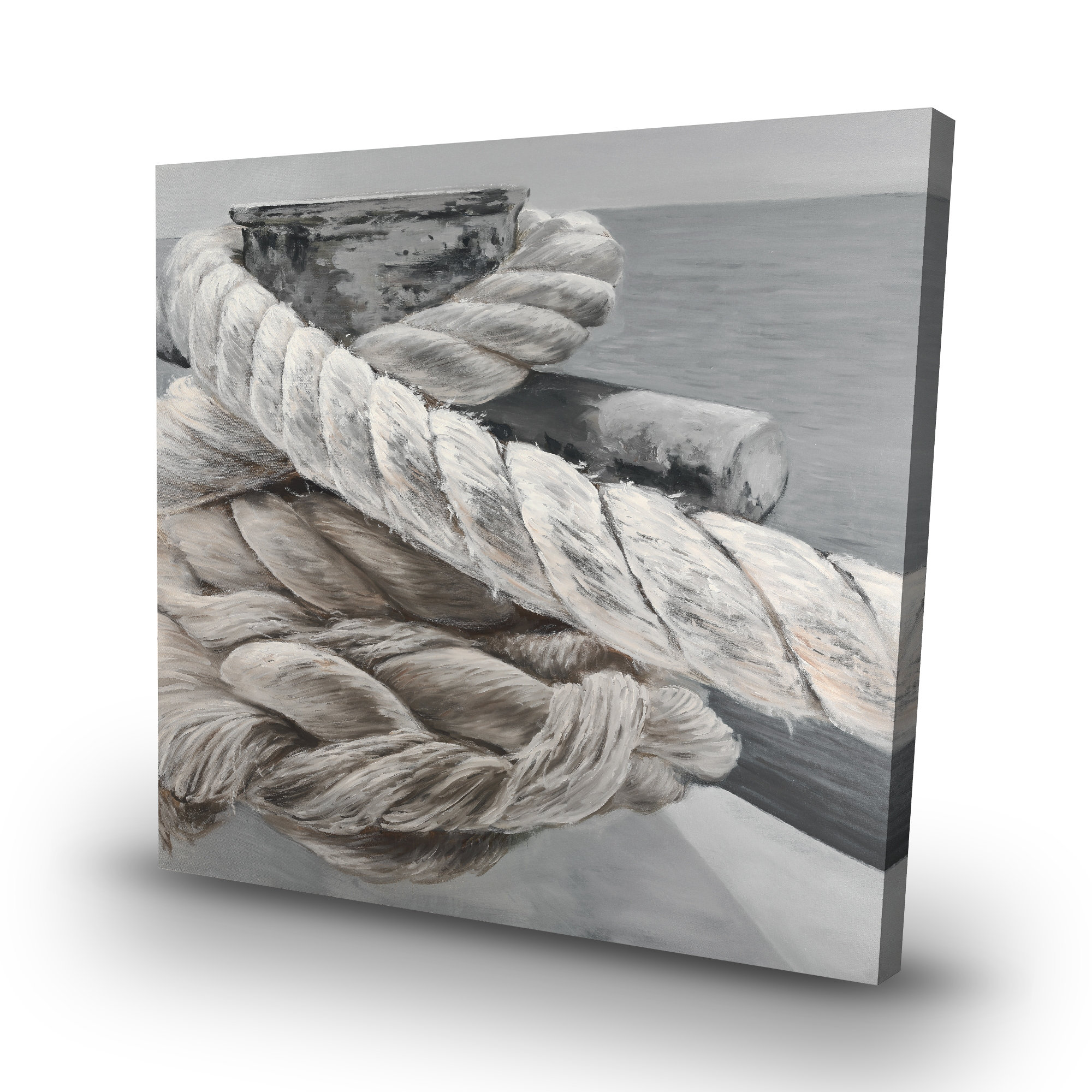 Begin Edition International Inc. Twisted boat rope - 32"x32" art on ...