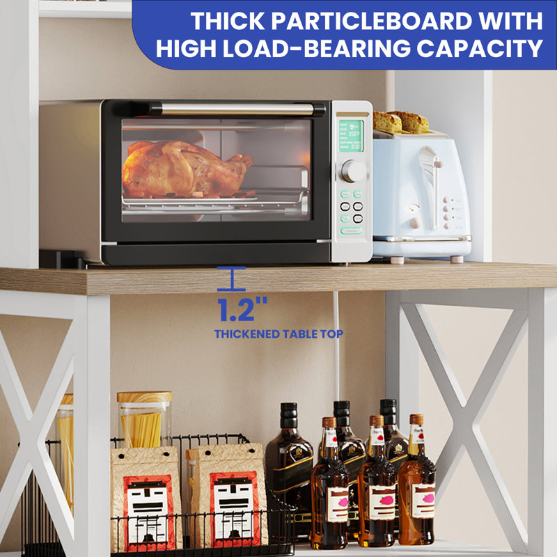 Red Barrel Studio® Steffin 31.4'' W Manufactured Wood Shelving Unit ...