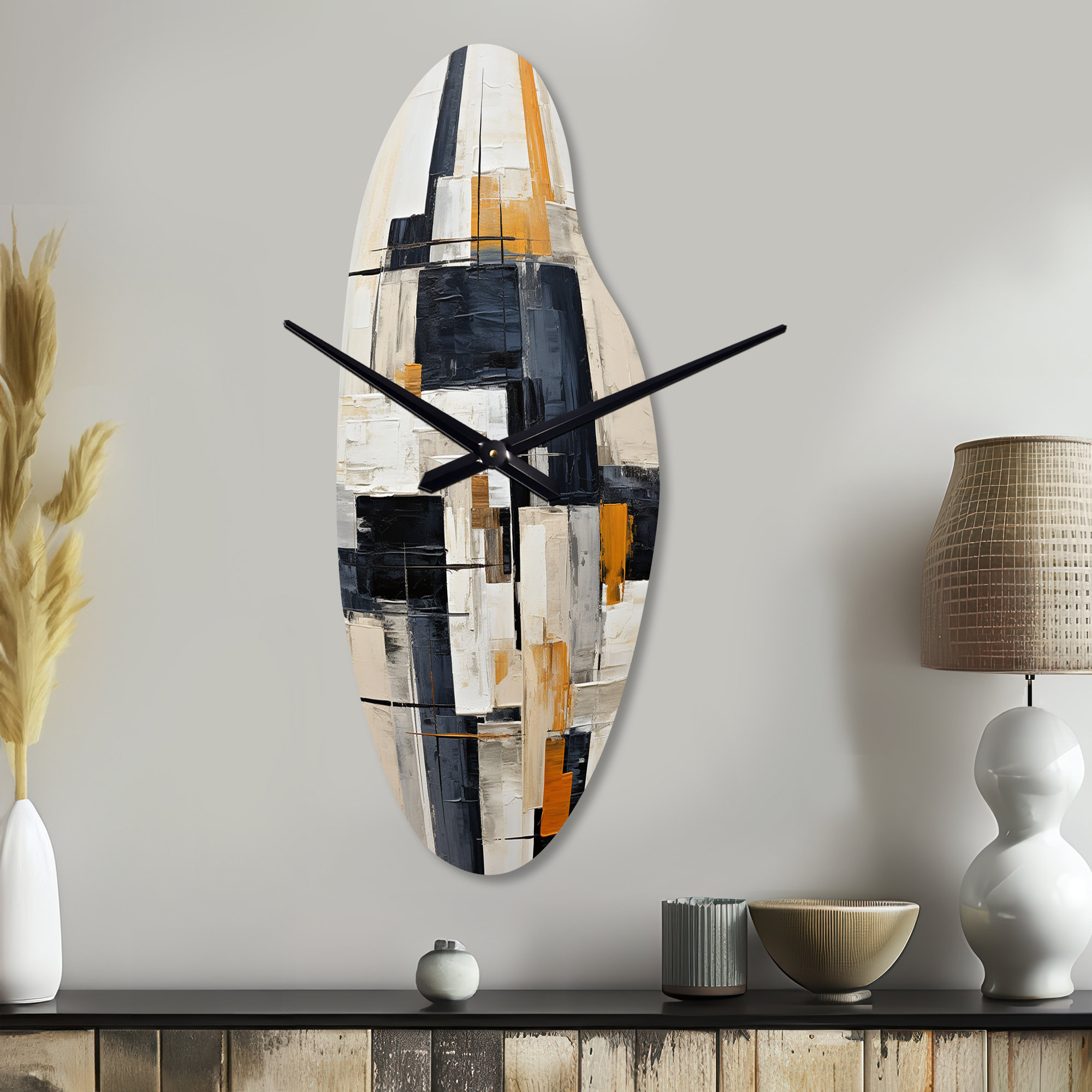 Design Art Ivory Illusions Abstract Shapes II - Abstract Shapes ...