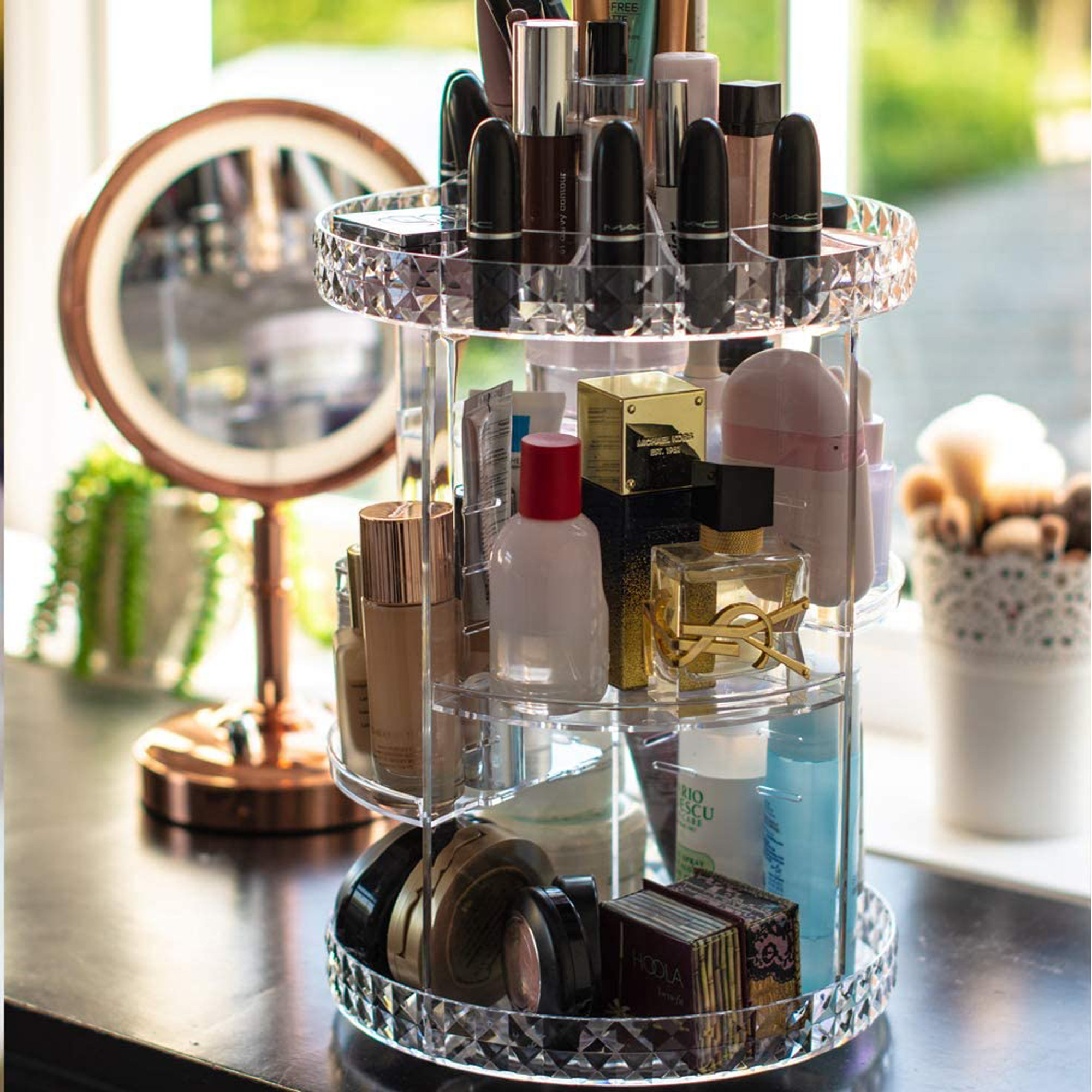 Rebrilliant Kitterman Makeup Desk Organiser Set | Wayfair.co.uk