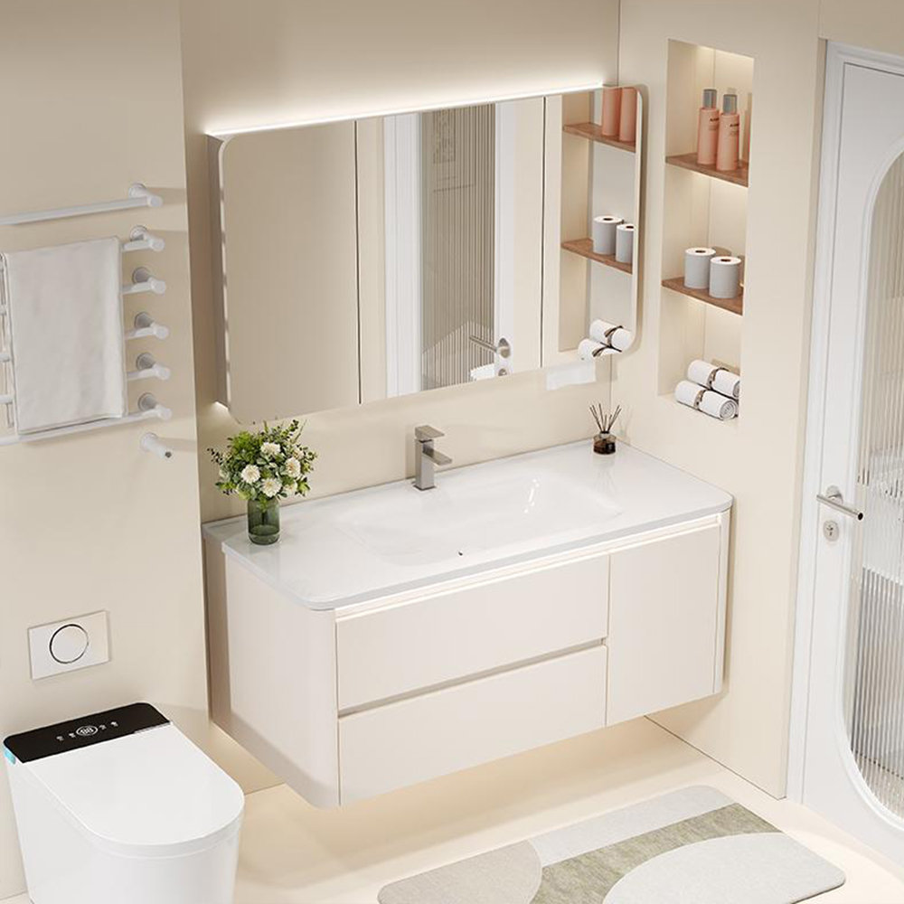 Backop Nordic style simple bathroom cabinet | Wayfair