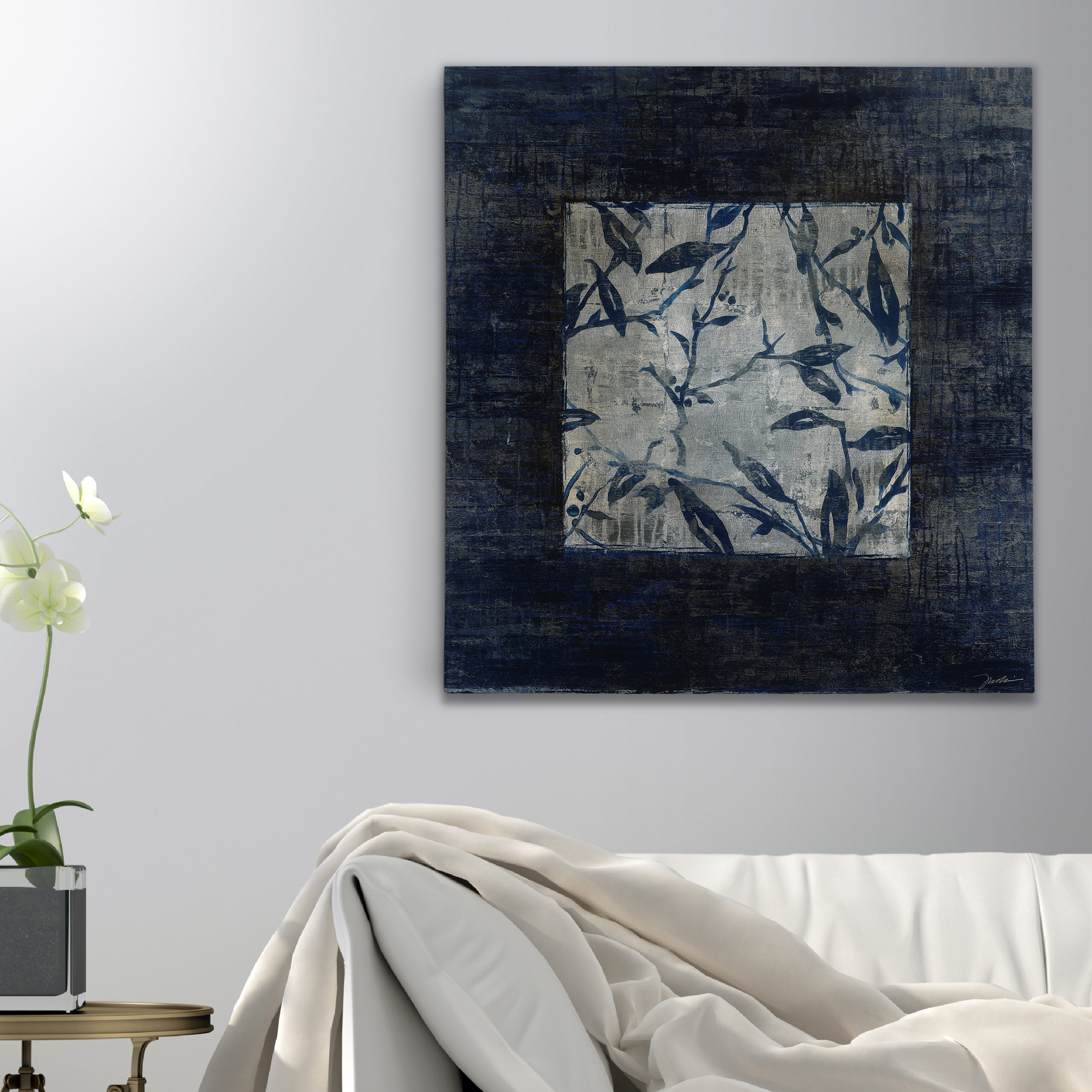 Ebern Designs 'Burnt Silver Progression' Painting Print on Wrapped ...