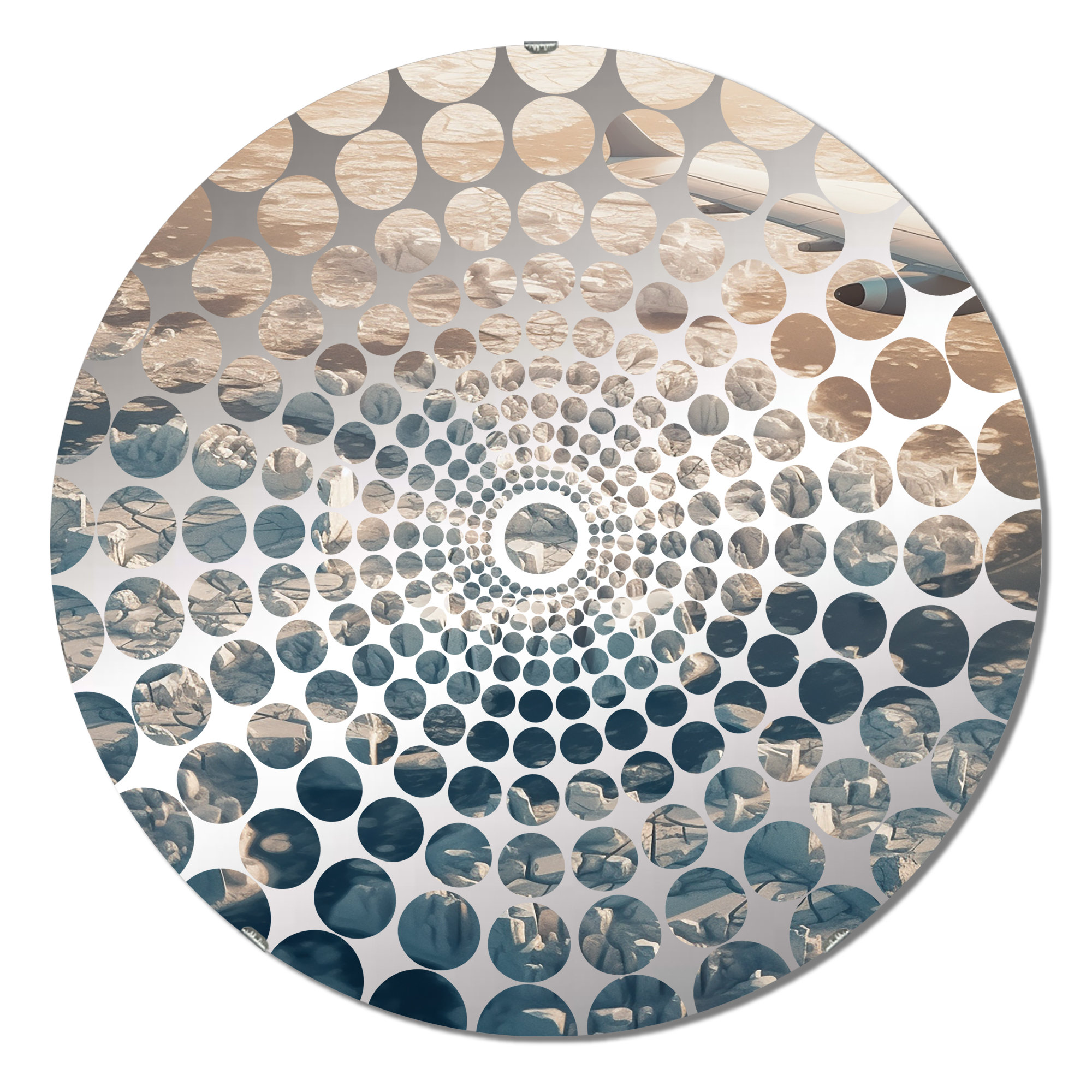 East Urban Home Bijoux - Concentric Circles Decorative Mirror | Wayfair