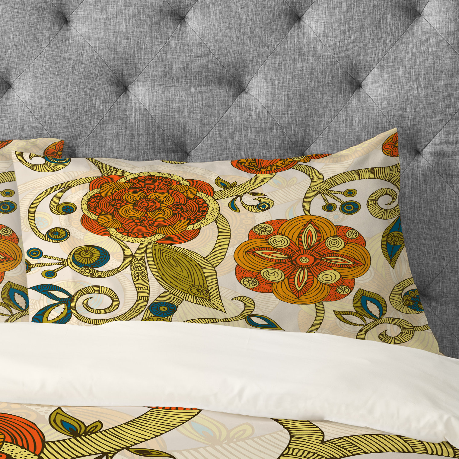 Deny Designs Flowers Pillowcase | Wayfair