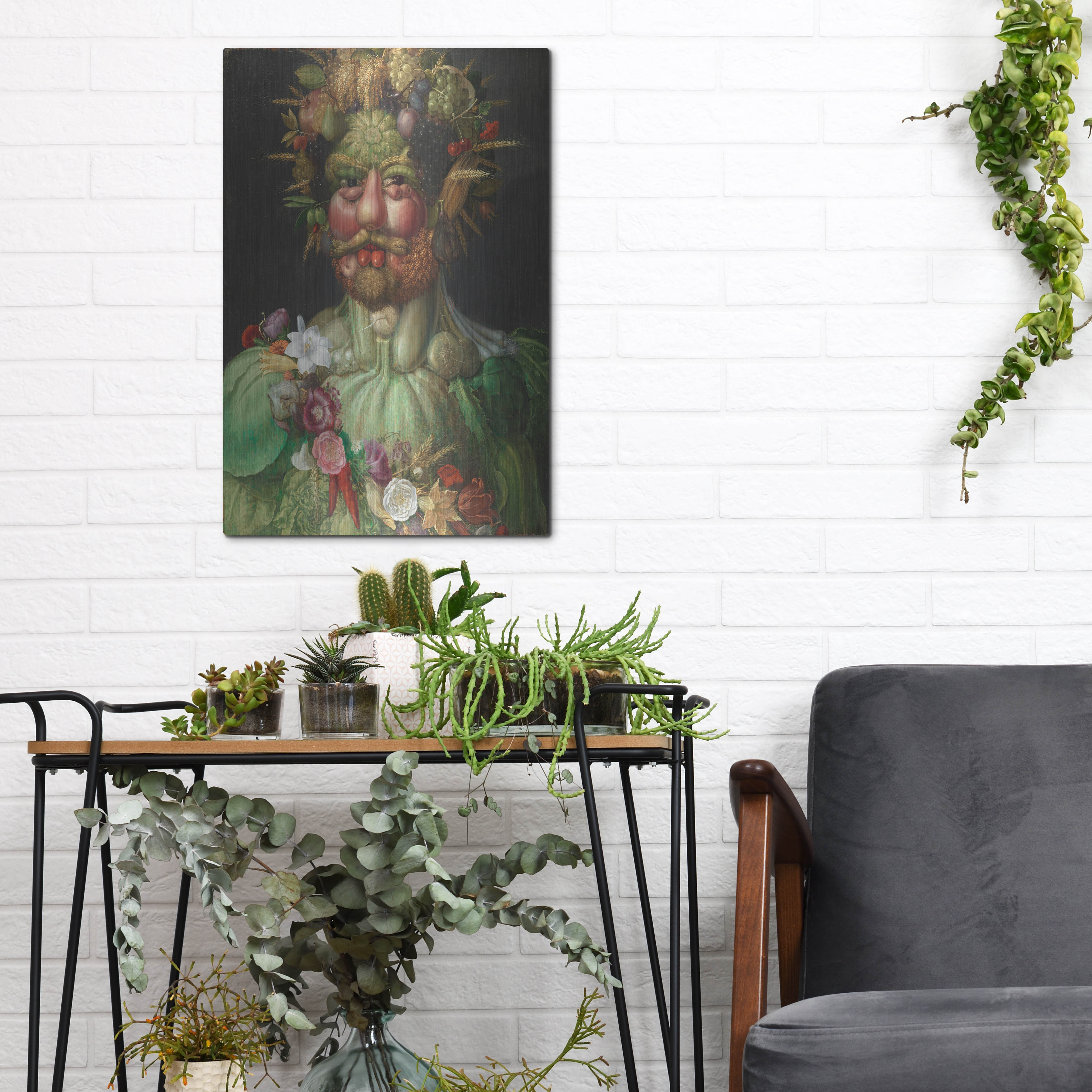 Winston Porter 'Vertumnus' by Guiseppe Arcimboldo, Metal Wall Art | Wayfair