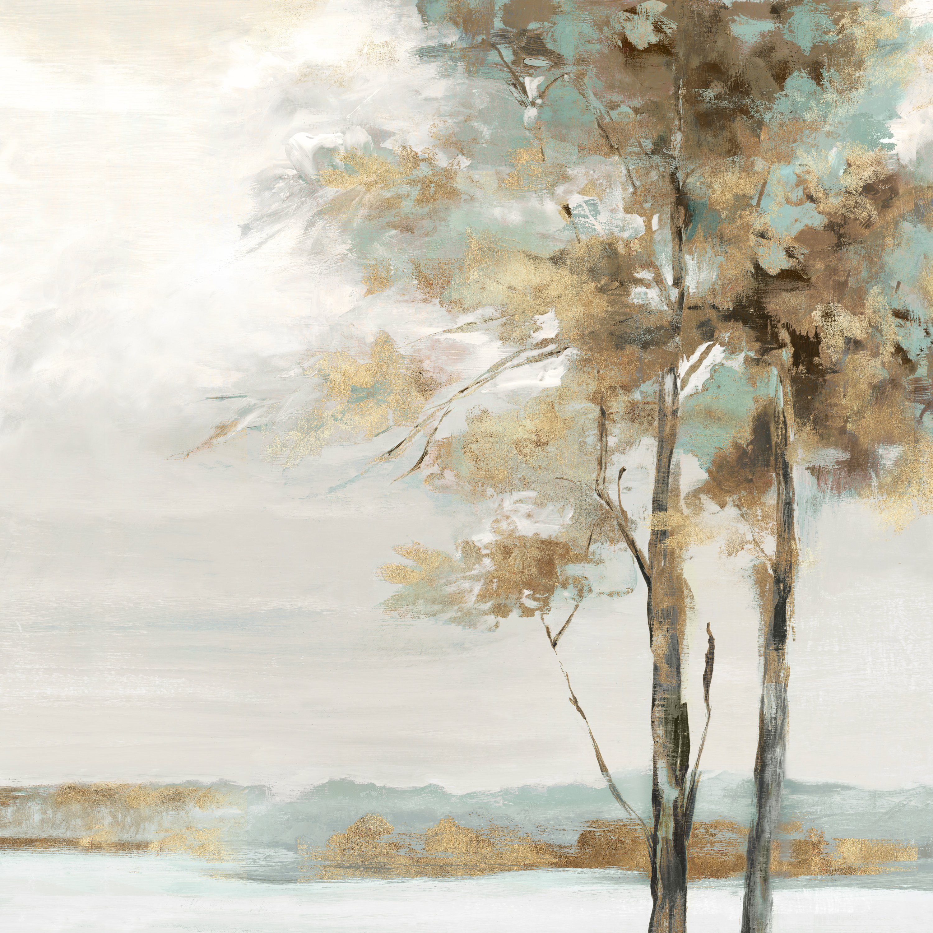Winston Porter Countryside Hues On Canvas by Eva Watts Print | Wayfair