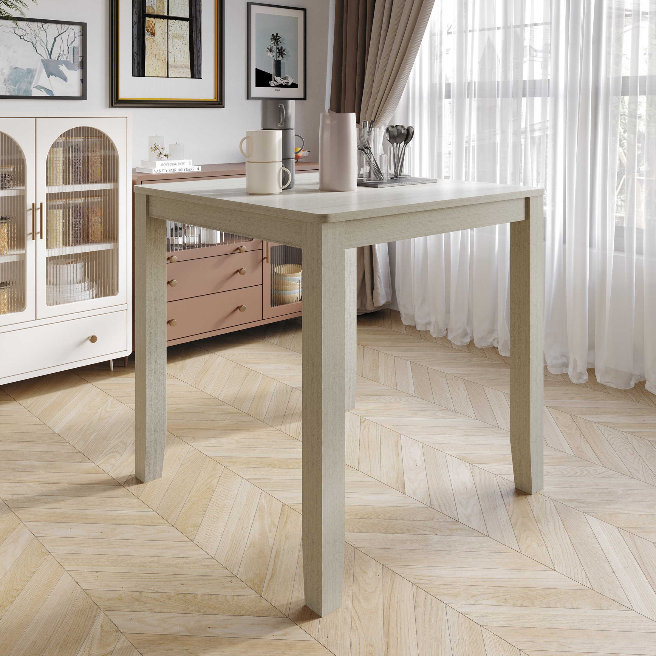 CasePiece 36" Square Counter Height Dining Table & Reviews | Wayfair