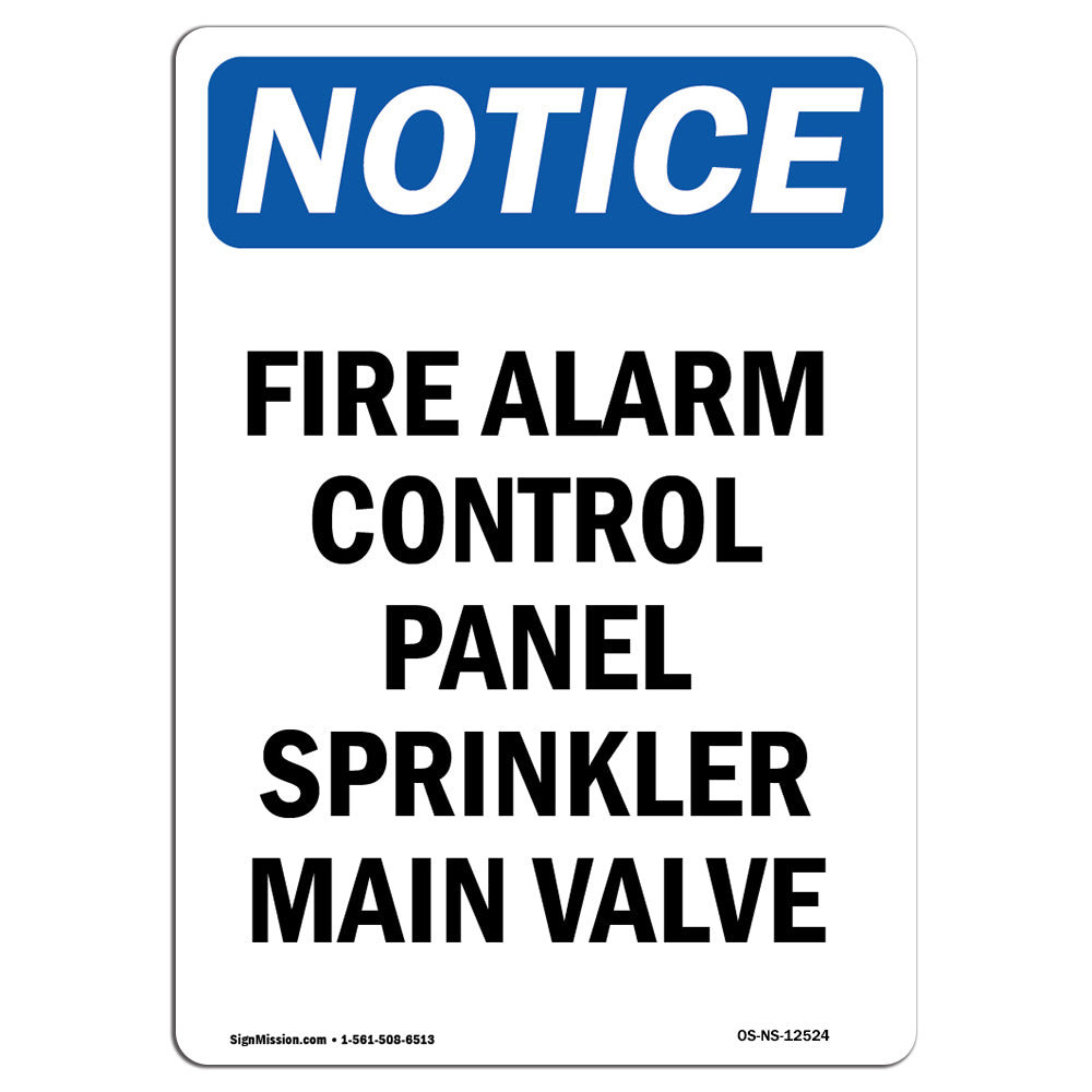 SignMission Fire Alarm Control Panel Sprinkler Sign | Wayfair