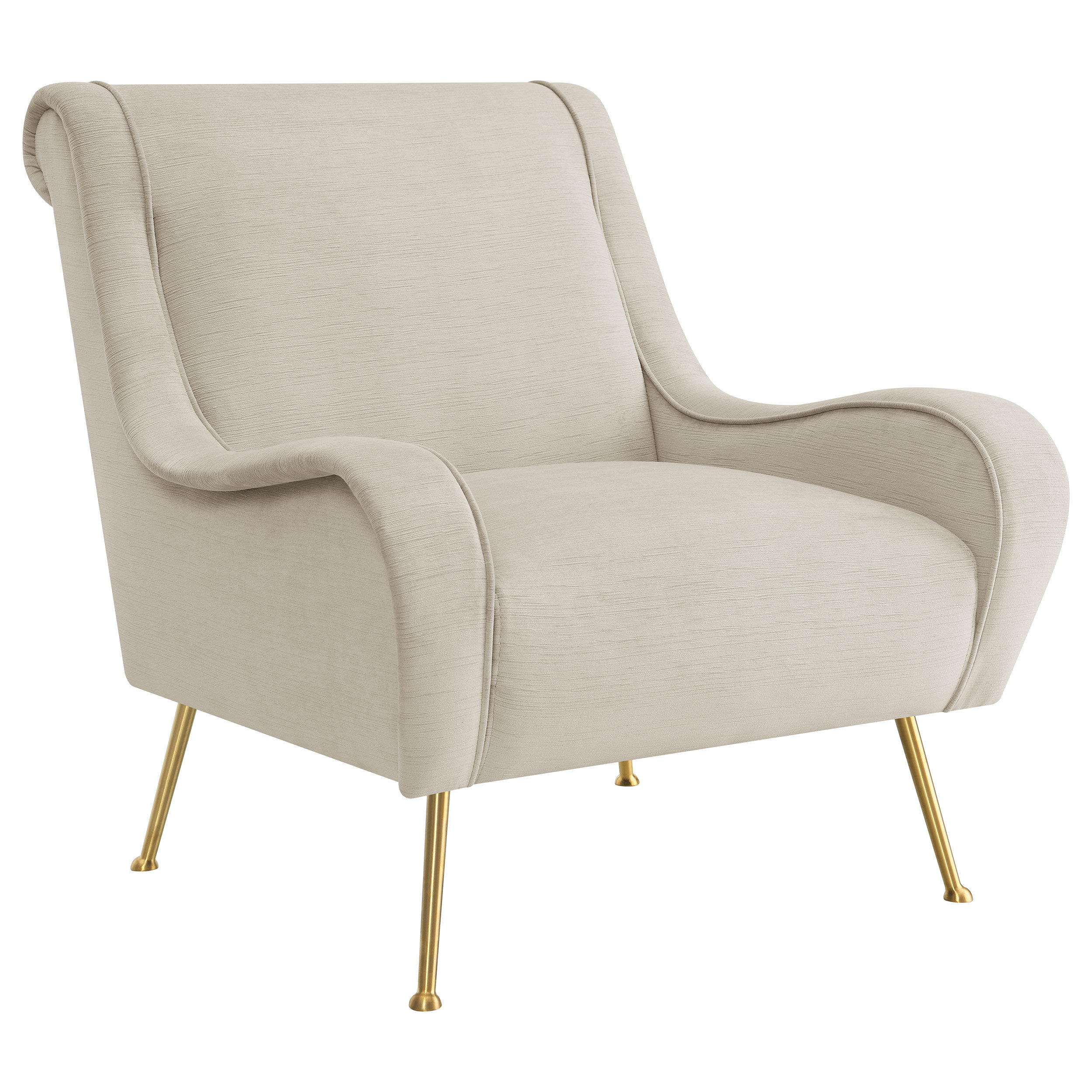Latitude Run® Ricci Upholstered Saddle Arm Accent Chair | Wayfair