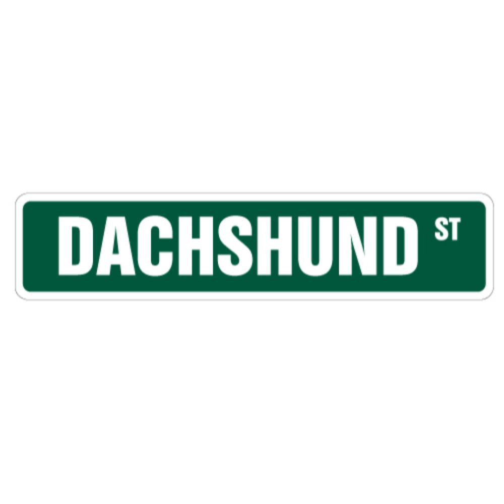 SignMission Dachshund Street Sign Dog Lover | Wayfair