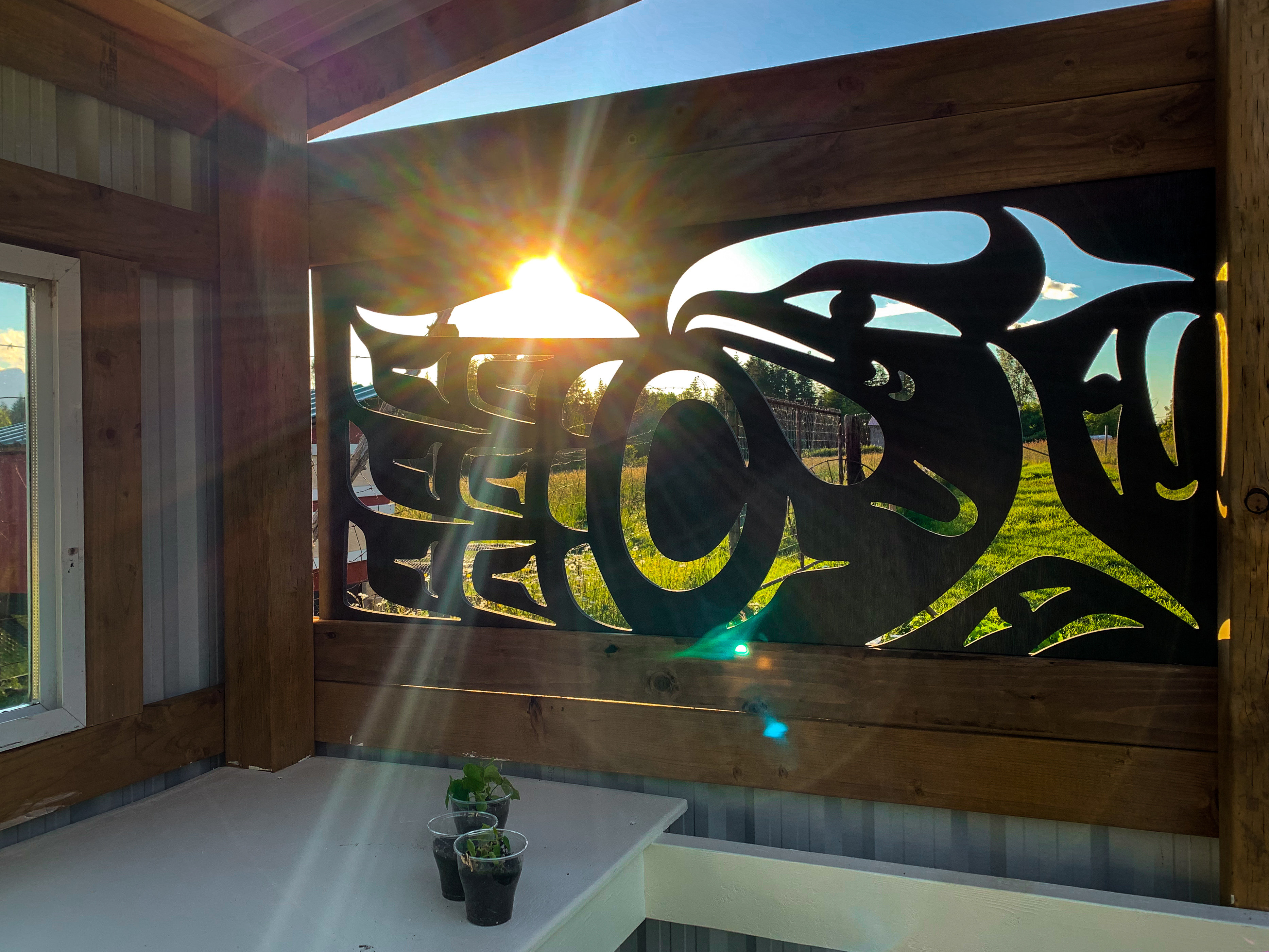 CORE Landscape Products Paravent décoratif Song of the Loon PVC 2 pi x ...