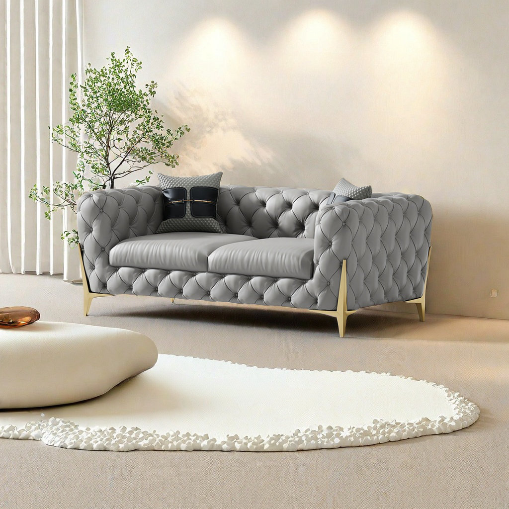 Lifton Modern Light Luxury Solid Wood Sofa Sofa | Wayfair