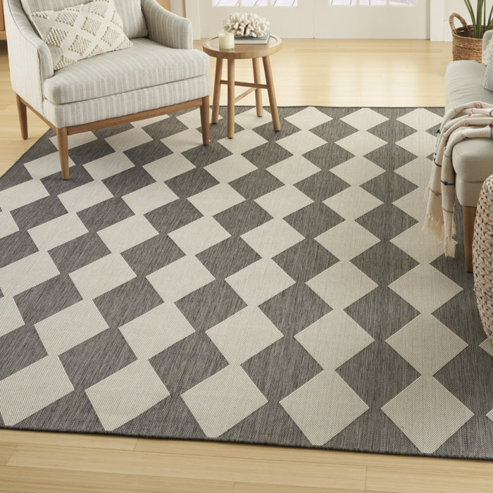 Ebern Designs Positano Argyle Rug & Reviews | Wayfair