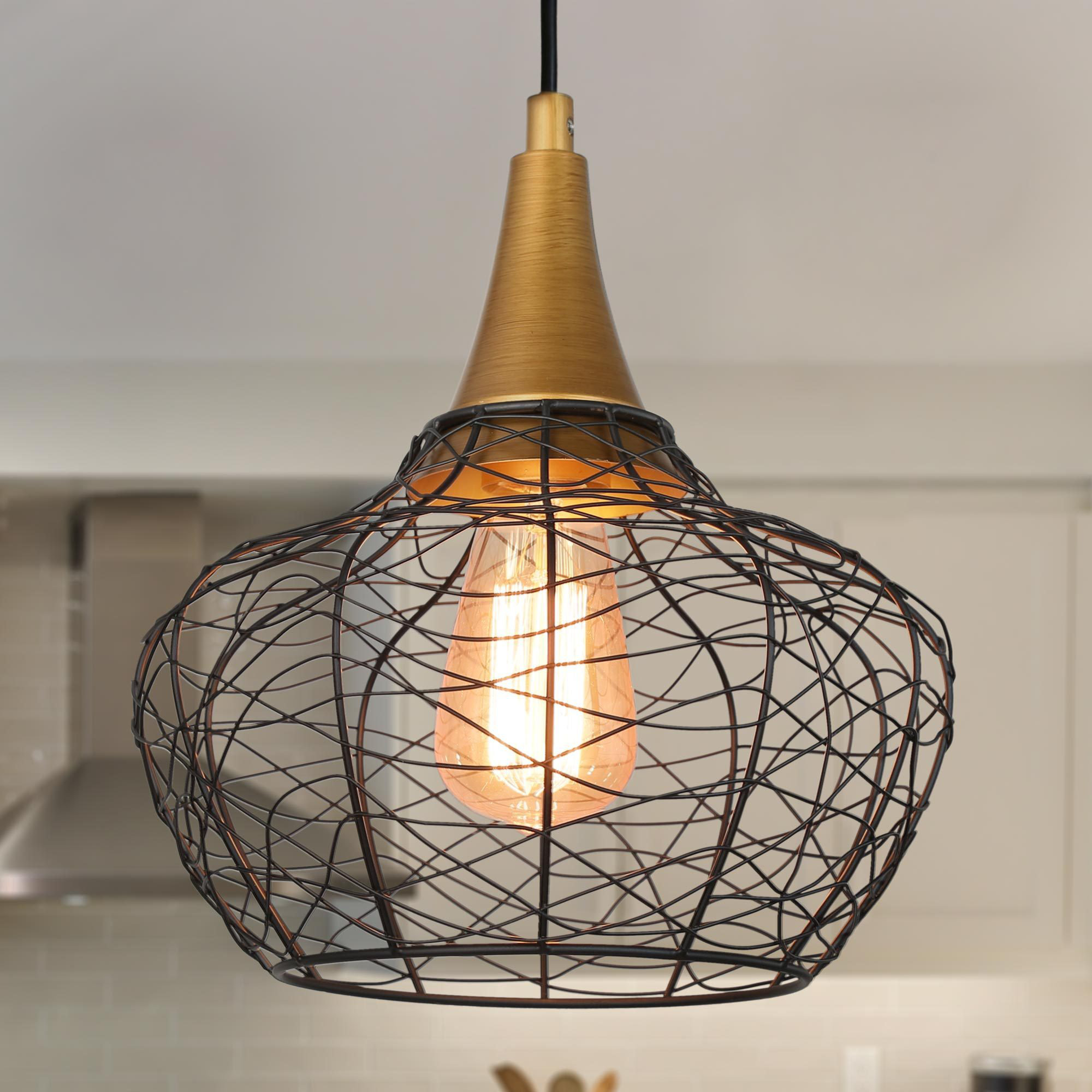 Corrigan Studio® Abbighail 1 - Light Mini Lantern Dome Pendant ...