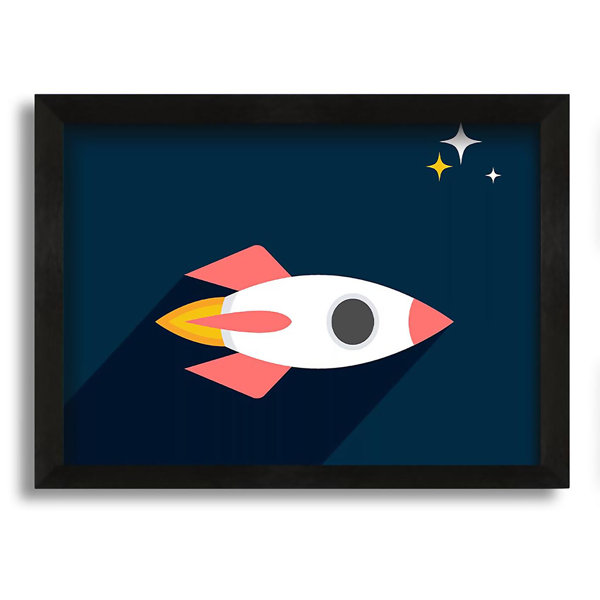 Latitude Run Rocket Amongst The Stars - Single Picture Frame Graphic ...
