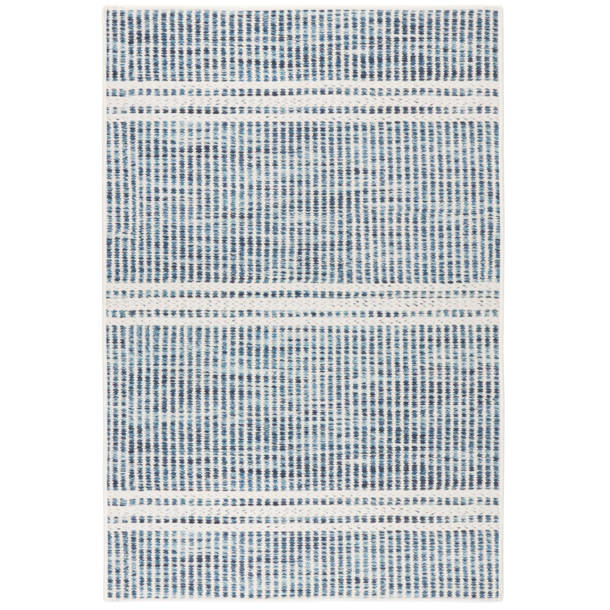 Dash and Albert Rugs Paint Chip Blue Machine Washable Rug & Reviews ...