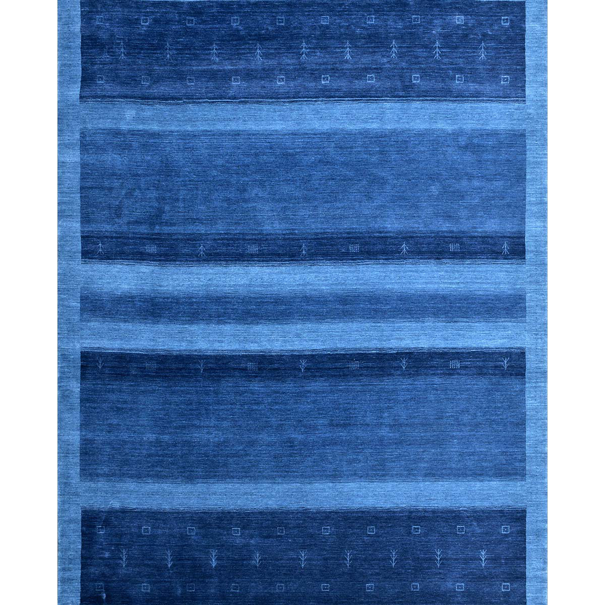 Bokara Rug Co., Inc. Hand-Knotted High-Quality Blue Area Rug | Wayfair